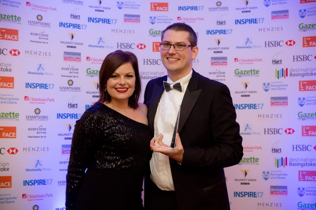 Inspire Awards New Business of the Year 2017 WINNER!
